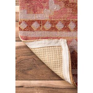 nuLOOM Natura Arwa Crafts Suzani Area Rug, 4' x 6', Sunset