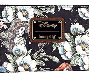 Loungefly Disney Princesses Floral Zip Around Wallet