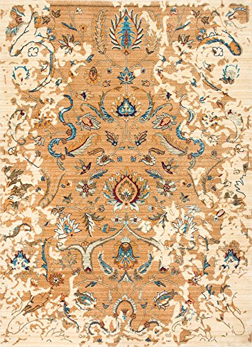 nuLOOM Sebrina Floral Persian Area Rug, 4' 1" x 6', Beige