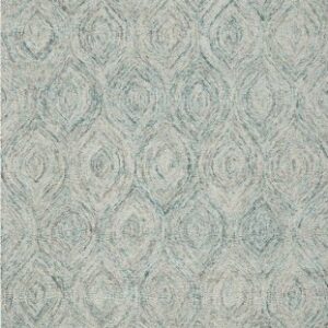 SAFAVIEH Ikat Collection 2'3" x 8' Ivory / Sea Blue IKT631A Handmade Premium Wool Runner Rug