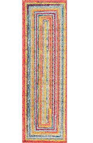 nuLOOM Hargis Labyrinth Runner Rug, 2' 5" x 8', Multi