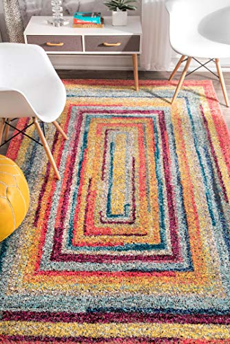 nuLOOM Hargis Labyrinth Runner Rug, 2' 5" x 8', Multi