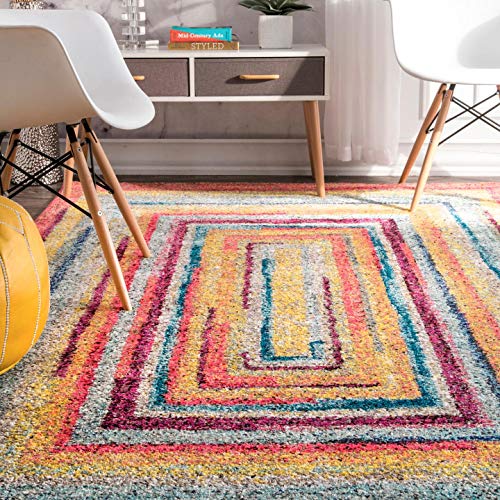 nuLOOM Hargis Labyrinth Runner Rug, 2' 5" x 8', Multi