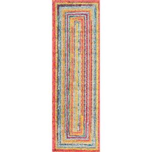 nuLOOM Hargis Labyrinth Runner Rug, 2' 5" x 8', Multi