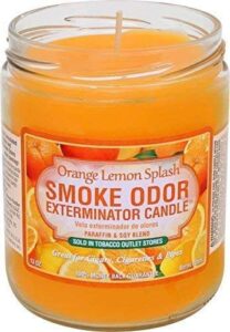 smoke odor exterminator candle orange lemon splash 13 oz