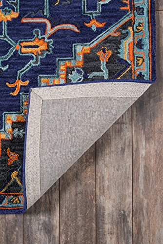 Momeni Ibiza Wool Area Rug, 3' X 5', Navy