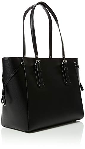 Michael Kors Canvas and Beach Tote Bag, Black (Black)