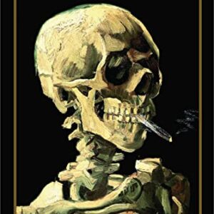 Skull with Cigarette - 1885 by Vincent Van Gogh - Art Poster 24in x 36in