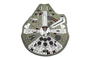 star wars han solo’s millennium falcon small area rug | 39 x 52 inches