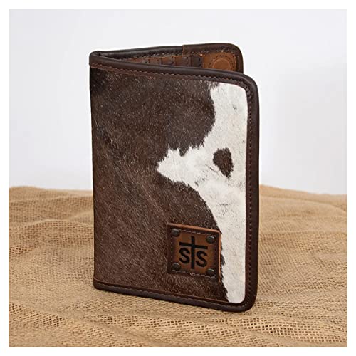 STS Ranchwear Women's Magnetic Wallet/Travel/Passport Case, Cowhide