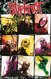 trends international slipknot – grid wall poster, 22.375″ x 34″, premium unframed version