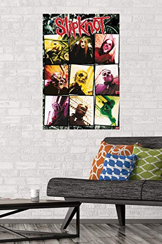 Trends International Slipknot - Grid Wall Poster, 22.375" x 34", Premium Unframed Version