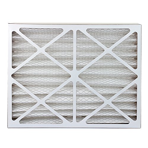 Filterbuy 20x25x4 Air Filter MERV 8 Dust Defense (2-Pack), Pleated HVAC AC Furnace Air Filters Replacement (Actual Size: 19.38 x 24.38 x 3.63 Inches)