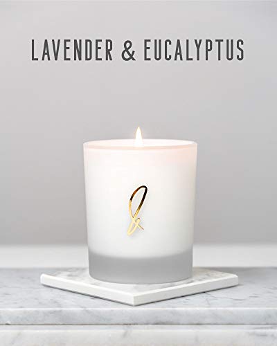 Lavender & Eucalyptus Candle | Scented Candles for Home | Spring Candles, Relaxing Lavender Candle Lavender Soy Candle, Soy Candles Scented Candle, Clean Burn Aromatherapy Candles Gift Boxed