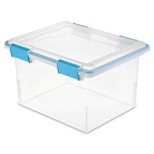 sterilite 19334304 18.5 ” x 14.88″ x 11.13″ 32 quart clear gasket box