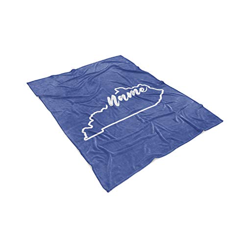 State Pride Series Kentucky - Personalized Custom Fleece Blankets with Your Family Name - Celebrate United States