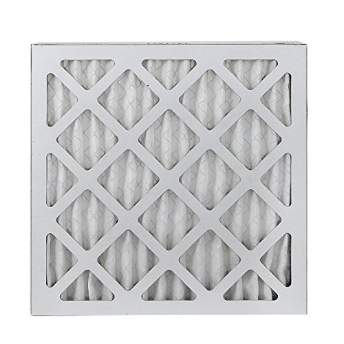 Filterbuy 10x10x1 Air Filter MERV 8 Dust Defense (4-Pack), Pleated HVAC AC Furnace Air Filters Replacement (Actual Size: 9.50 x 9.50 x 0.75 Inches)