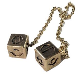 Antiqued Weathered Metal Han Solo Smuggler's Dice with box