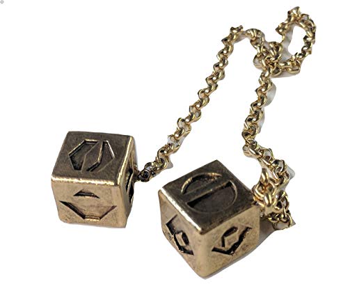 Antiqued Weathered Metal Han Solo Smuggler's Dice with box