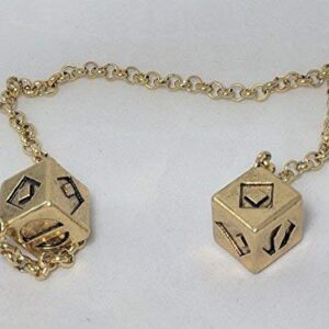 Antiqued Weathered Metal Han Solo Smuggler's Dice with box