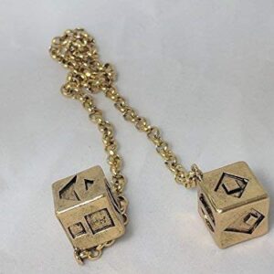 Antiqued Weathered Metal Han Solo Smuggler's Dice with box