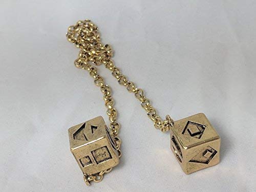 Antiqued Weathered Metal Han Solo Smuggler's Dice with box