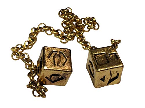 Antiqued Weathered Metal Han Solo Smuggler's Dice with box