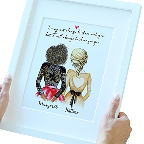 Personalized Best Friend Print Art You are my rock for any special occasion, Christmas best friends gifts 2023, perfect gift for female best friend, distance gifts for bff (UNFRAMED)