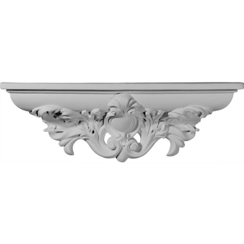 Ekena Millwork SH20X06X04HI Hillsborough Decorative Shelf, 20"W x 4"D x 6 3/4"H