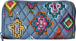 vera bradley women’s rfid georgia wallet painted medallions one size