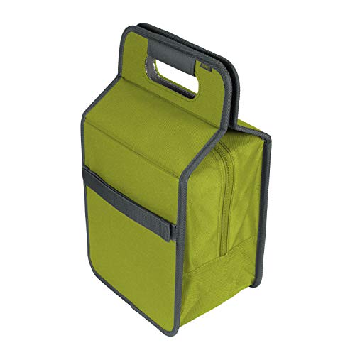 meori Green Foldable Lunchbox Cooler Spring Outdoor Work Picnic Insulated Collapsible Back to School Lunch, zzzz-s