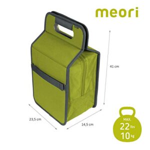 meori Green Foldable Lunchbox Cooler Spring Outdoor Work Picnic Insulated Collapsible Back to School Lunch, zzzz-s