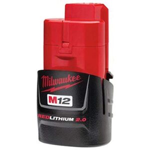 milwaukee 48-11-2420 m12 redlithium 2.0 compact battery pack (1-pack)