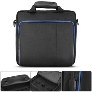 Portable Carry Bag for PS4, Travel Carrying Case Waterproof Handbag with Adjustable Shoulder Strap for PS4 Gamer