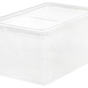 IRIS USA CNL-58 58 Quart Non-Latching Box, Clear