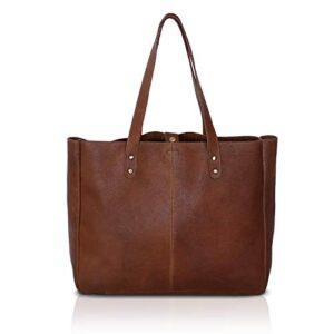 komalc leather shoulder bag tote for women purse satchel travel bag shopping carry messenger multipurpose handbag