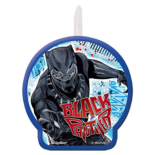 Black Panther Cake Candle (1ct)