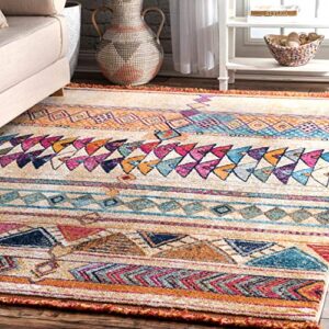 nuLOOM Aztec Atzi Area Rug, 5' x 7' 5", Orange