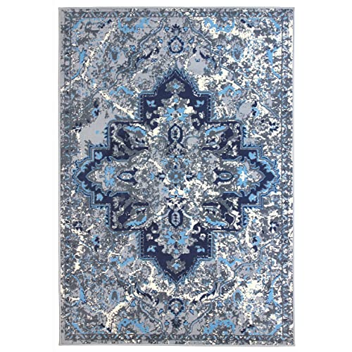 ST. CROIX TRADING Penelope Home Area Rug, 8' x 10', Grey