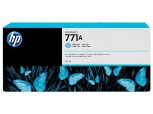 hp b6y20a 771a light cyan original ink cartridge