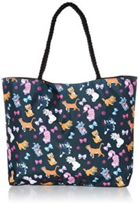 disney tote travel bag cats print: figaro cheshire oliver & co marie aristocats