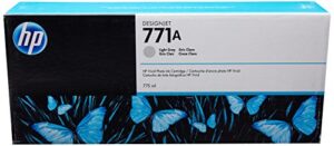 hp b6y22a 771a light gray original ink cartridge