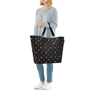 reisenthel shopper XL dots – Spacious shopping bag and classy handbag in one - Made of water-repellent material