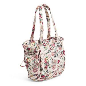 Vera Bradley Women's Cotton Glenna Satchel Purse, Prairie Paisley - Recycled Cotton, One Size