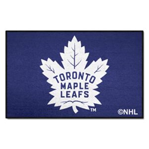 fanmats – 10282 nhl toronto maple leafs nylon face starter rug 19″x30″