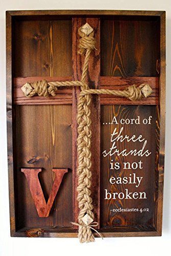 BC Plaxidermy Wedding Unity Ceremony - Tie The Knot Braid w/Ecclesiastes 4:12 Scripture