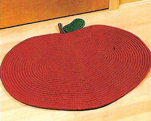 Apple Design Braided Area Rug - 30" X 25"