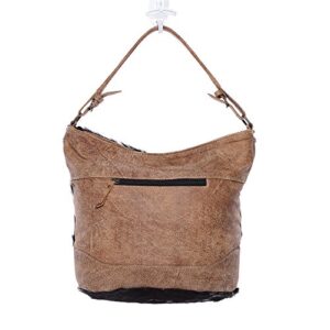 Myra Bag Dual Strap Cowhide & Leather Tote Bag S-1168