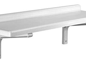 Cambro CSWS1448SK480 Camshelving Wall Shelf solid 14" x 48" speckled gray Case of 1