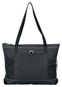 select zippered tote (black – black os)